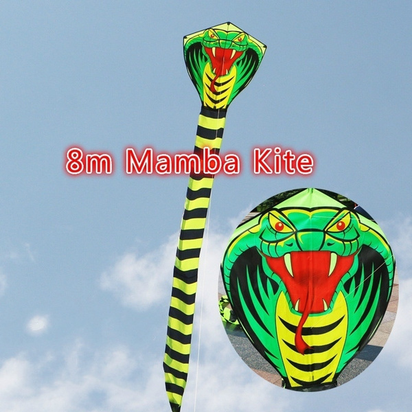 Fashion 8M Mamba King Snake Kite Best Children's Kite Outdoor Flying ...
