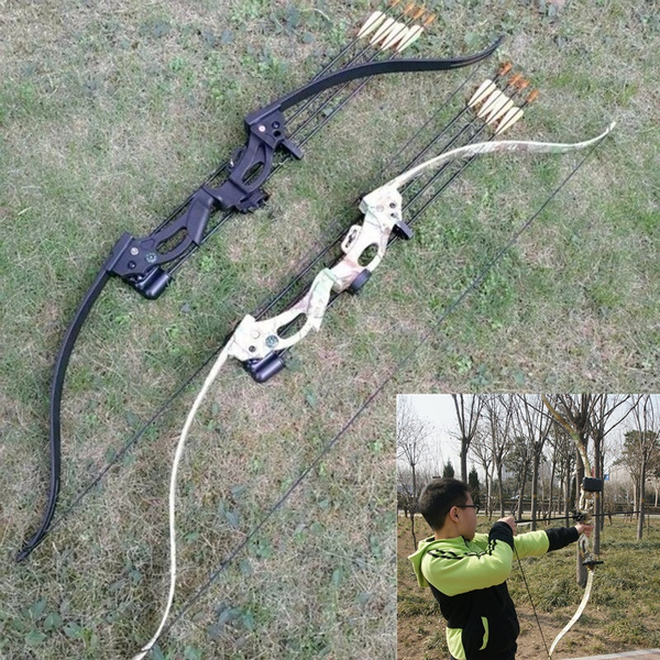 48" Recurve Bow with 20lbs Draw Weight 28" Draw Length for Women and ...