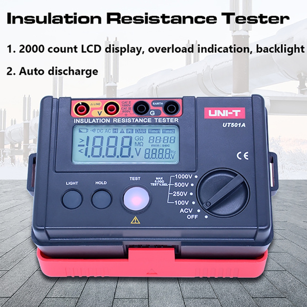Insulation Resistance tester meter megger earth ground resistance ...