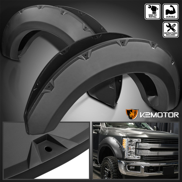 Fits 2017-2021 Ford F250 SuperDuty Offroad Pickup Pocket Rivet Fender ...