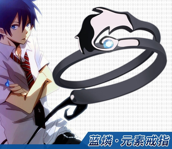 Ao no Exorcist Blue Exorcist Okumura Rin Demon Tail 925 Sterling Silver ...