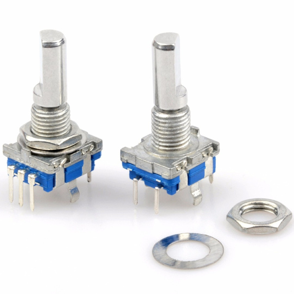 3pcs 6mm Shaft Diameter 20 Position 360 Degree Rotary Encoder With Push ...