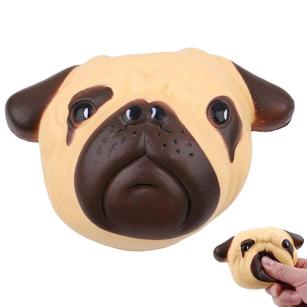 New Pug Dog Jumbo Slow Rising Soft Squishy Squishies Anti Stress Kids ...