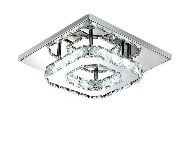 Modern Lustre Indoor Square Led Crystal Ceiling lamp LED Light luster ...
