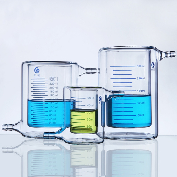 Glass Beaker Glass Jacketed Reaction Beaker Double Layer Glass Beaker ... Glass Beaker Glass Jacketed Reaction Beaker Double Layer Glass Beaker ...