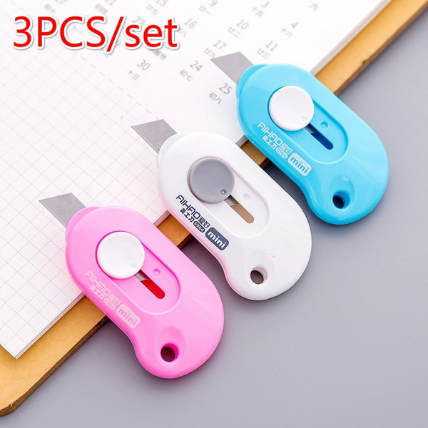 3PCS /set of portable cute creative open box knife mini open letter ...