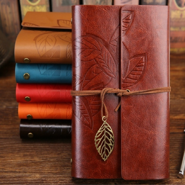 3 Size Sketchbook Stationery Vintage Diary Notebook Agenda Writing ...