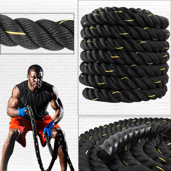 Battle Rope Undulation Training Rope Fitness Rope 38mm Diameter 12m/15m ...