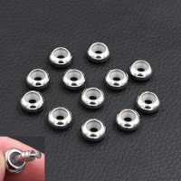 2pcs/lot Safety Beads Stainless Steel Beads Silicone Clips Locks ...