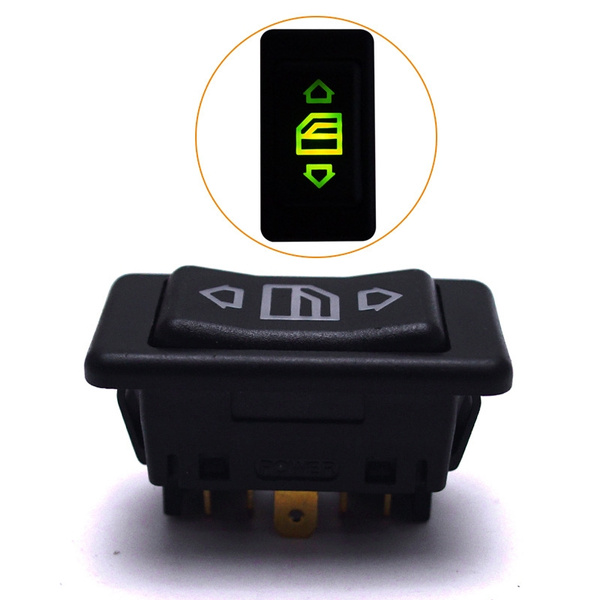 6 Pin Power Window Momentary Rocker Switch AC 250V/10A 125V/15A | Wish