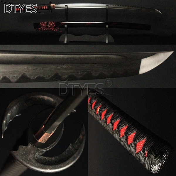 Japanese Katana Sword Damascus Steel 10 Times Folded 1024 Layers Blade ...