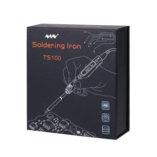 TS100 BC2+B2 Soldering Iron Double Head USB Port OLED Screen Stylish ...