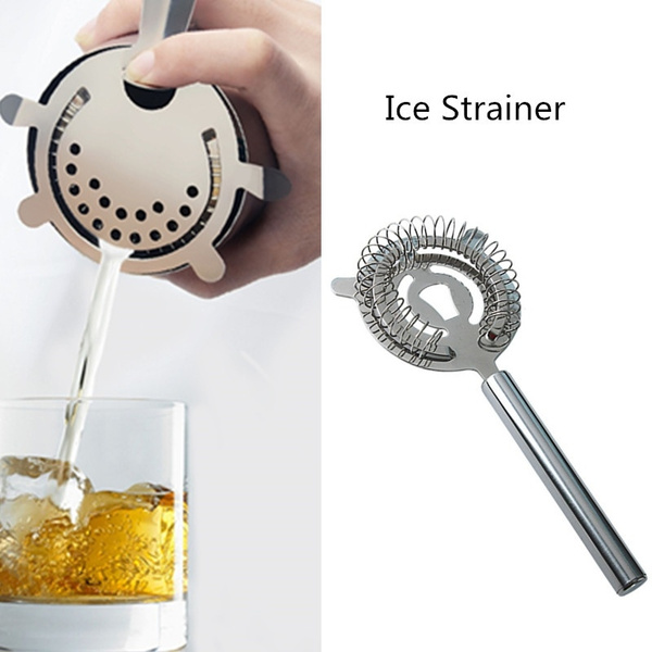 Handle Home Beer Eco-Friendly Crossed Cocktail Strainer Ice Strainer ...