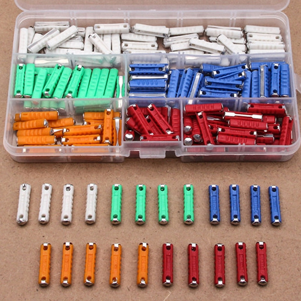 200PCS Continental Car Fuses Torpedo Type For Vintage, Classic Cars，Old ...