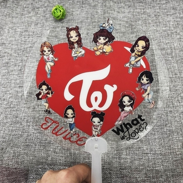 TWICE fan what is love new album fan round fan Summer cooling fan | Wish