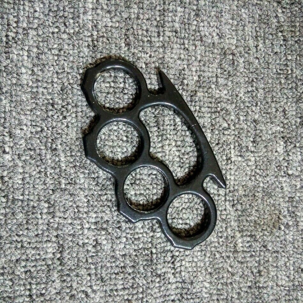 Iron Four Fingers Fist Rings Boxing Tools for self defense Emergency ...