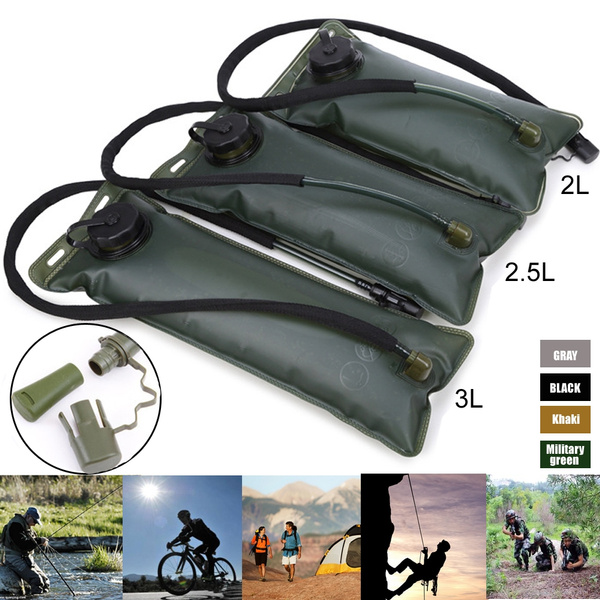 2L/2.5L/3L Water Bladder Bag Backpack Hydration System Pack Hiking ...