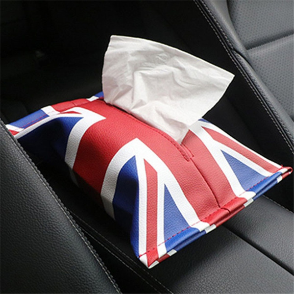 British Flag Tissue Box Synthetic Skin Matching Style Paper Napkin ...