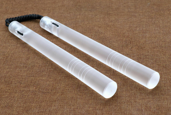 10inch Crystal Nunchuck Training Toy Martial Nunchaku Kung Fu Chinese ...
