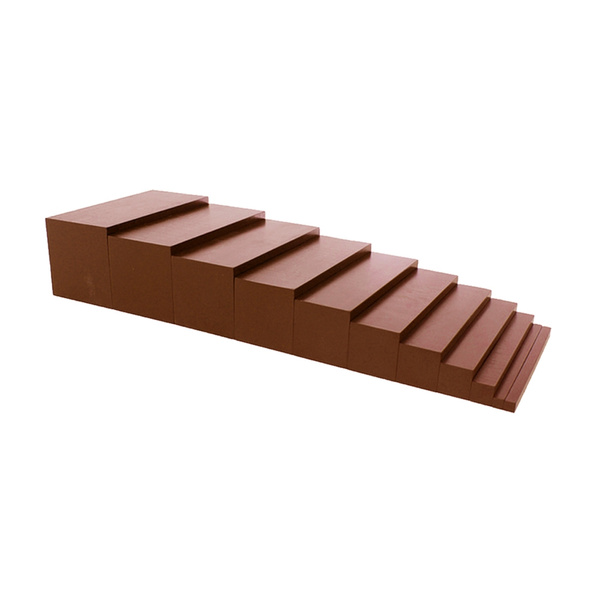 Wooden Brown/Broad Stair Montessori Equipment Sensorial Exercise Family ... Wooden Brown/Broad Stair Montessori Equipment Sensorial Exercise Family ...