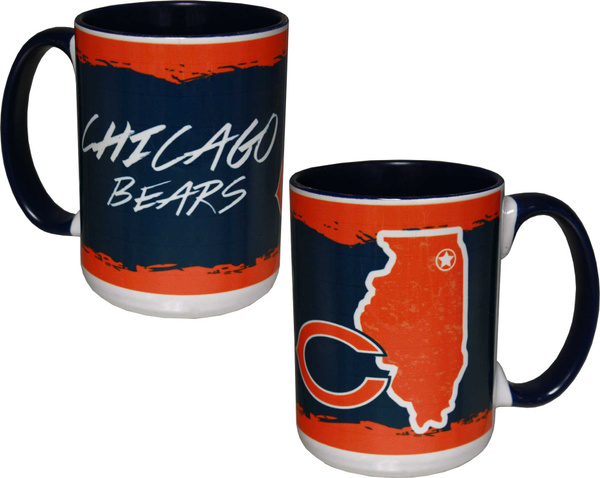 Chicago Bears State of Mind 15oz Mug | Wish