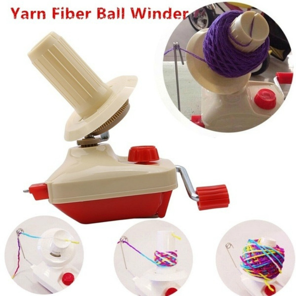 Woolen Yarn Fiber String Ball Wool Winder Holder Handheld Hand-operated ...