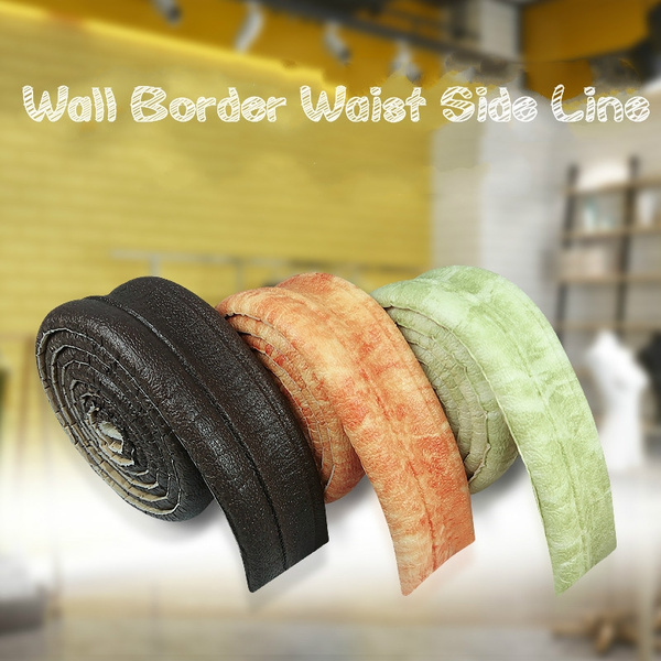 3D Self Adhesive Wall Border Waist Side Line PVC Foam Edge Strip ...