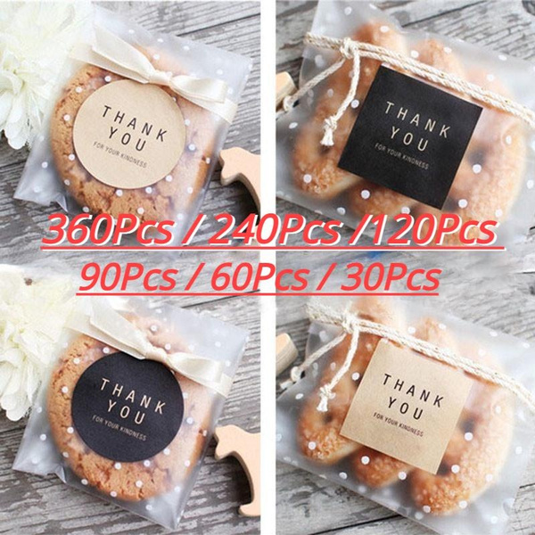 360pcs 240 / 120 / 90 / 60 /30 Pcs Made with Love Heart Handmade Cake ...