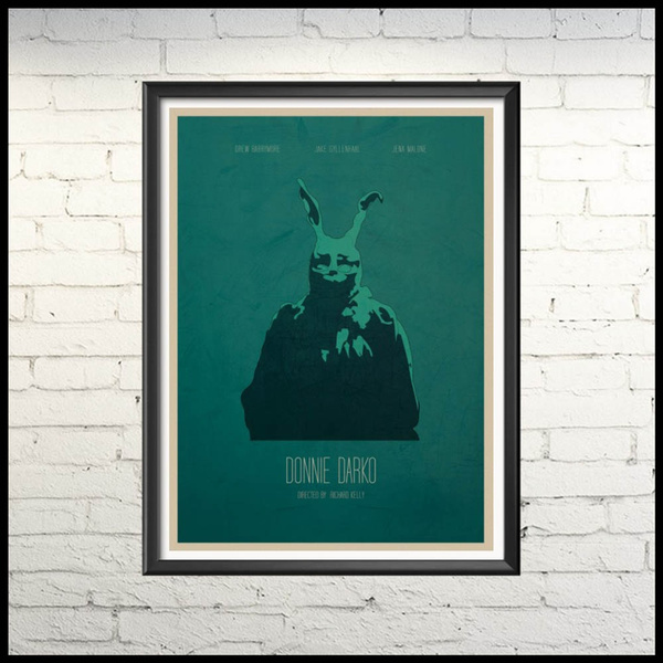 Home Wall Movie Poster Hallucination of Death Mascara De Donnie Darko ...