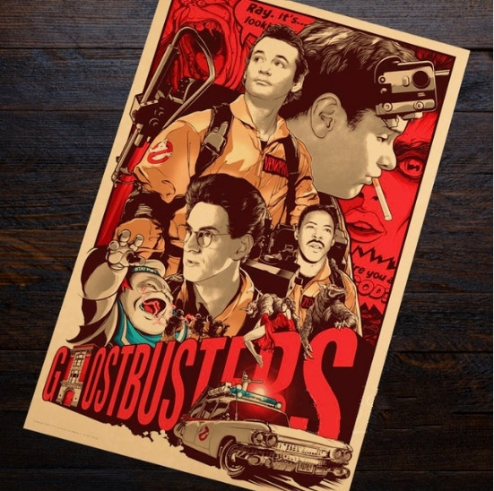 Hot Game Canvas Ghostbusters Vigo Girl Red Movie Poster Modern Oil Art ...