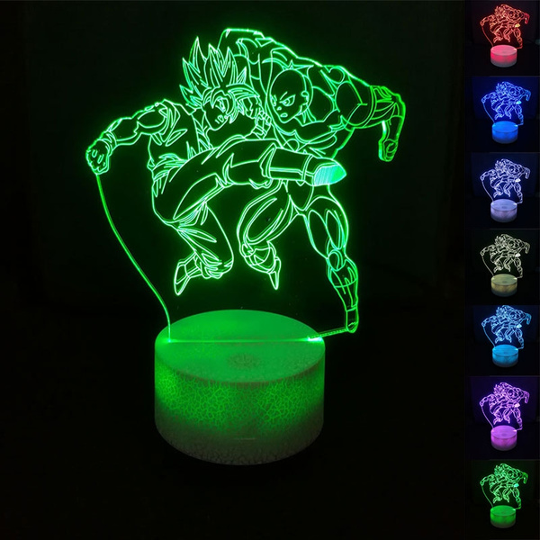 Dragon Ball Z Goku VS Jiren Luminaria 3D Night Lights Color Change ...