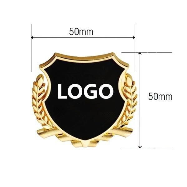 2 x Logo 3D Metal Car Side Door Window Badge Emblem Stickers Decals for ...