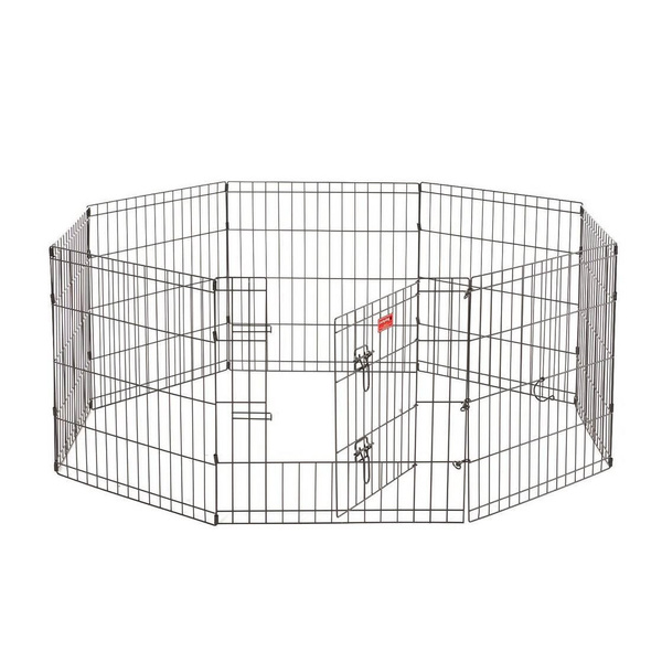 Lucky Dog Modular Pet Indoor Outdoor Portable Exercise Puppy Play Pen ...