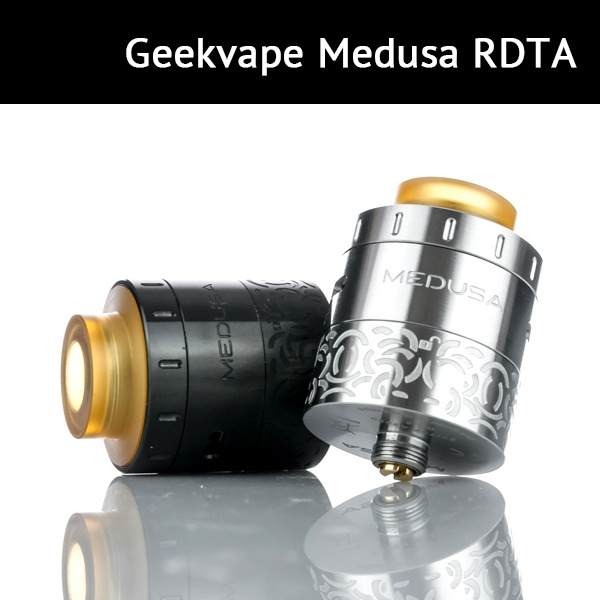 Authentic GeekVape Medusa 25mm RDTA Vape Atomizer Support Your own DIY ...