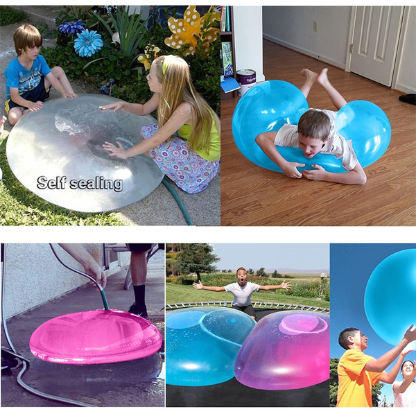 Inflatable Bubble Ball Large Clear Latex Balls Toys for Kids Outdoor ...