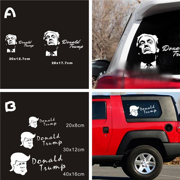 Hood Decal Vinyl Bumper Sticker Car Decal Donald Trump Car Auto ...