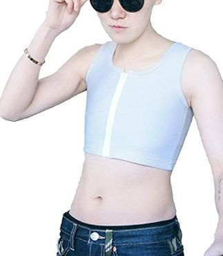 HaleyChan Tomboy Zipper Bamboo Charcoal Without Bandage Short Movement ...