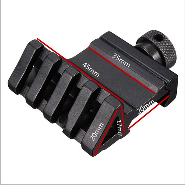 1pc/2pcs NEW 45 Degree Off Set Rail Mount Picatinny Universal Rail ...