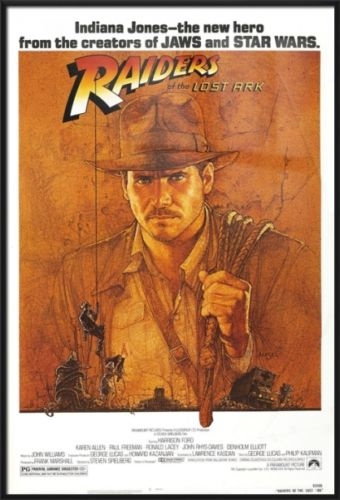 Unframed Printed Poster Indiana Jones Young Raiders Adventure Rocket ...