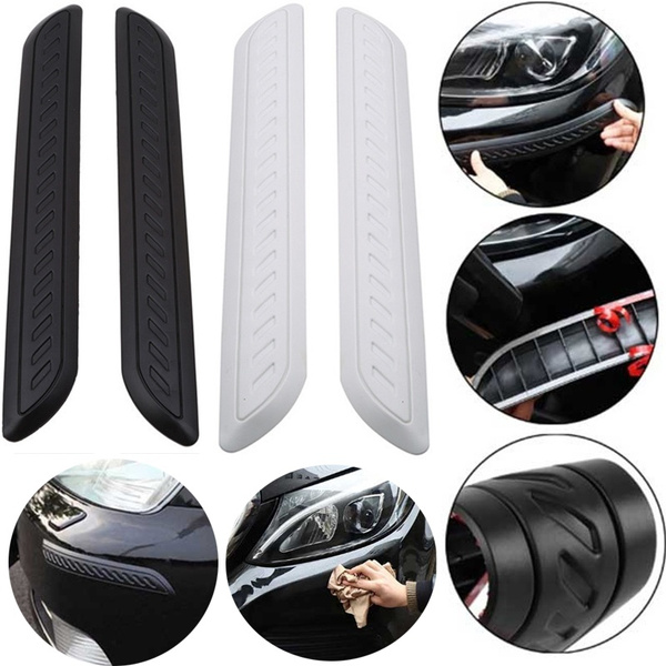 2PCS Anti-collision Car Styling Front Rear Rubber Bumper Corner ...