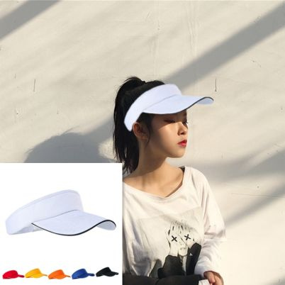 Cotton Sun Visor Hat Cap Sport Tennis Baseball Golf Beach Adjustable ...