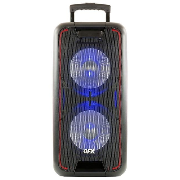 QFX PBX100 Portable Bluetooth Party Speaker System, Black | Wish
