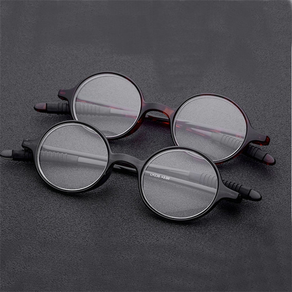 MINCL/Fashion Design TR90 Retro Round Frames Reading Glasses Men Women ...