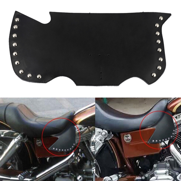 Motorcycle Universal PU Leather Engine Thigh Saddle Shield Air Heat ...