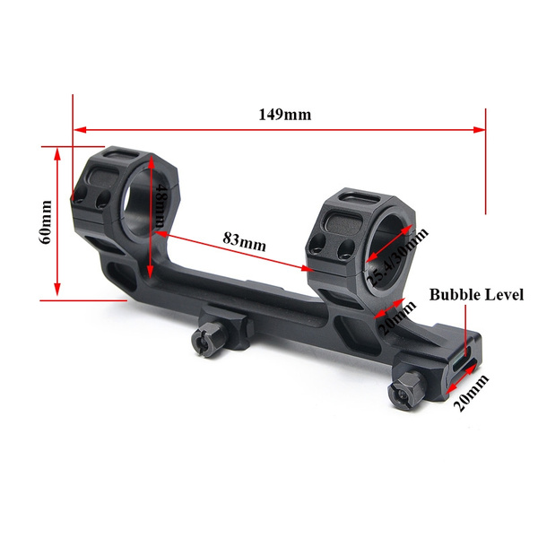 Extend Dual Ring AR15 M4 M16 Optic Defense Rifle Optical Scope Mount ...