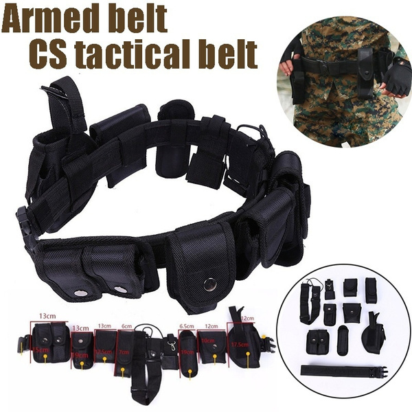 Tactical Police Security Guard Equipment Duty Utility Kit Belt with ... Tactical Police Security Guard Equipment Duty Utility Kit Belt with ...