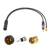 Useful FM/AM DAB + Antenna Aerial Splitter Adapter Cable SMB DAB Car ...