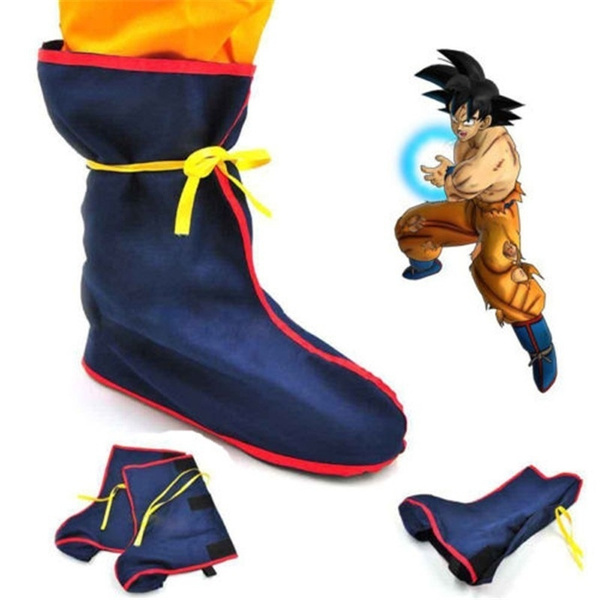 2018 Dragon Ball Super Goku Cosplay Boot Covers Super Saiyan Blue Shoe ...