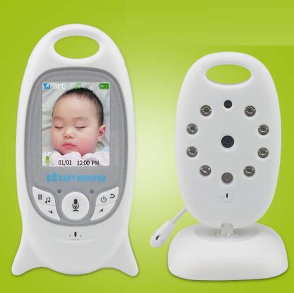 Wireless Video Baby Monitor 2.0 inch Color Security Camera 2 Way Talk ...