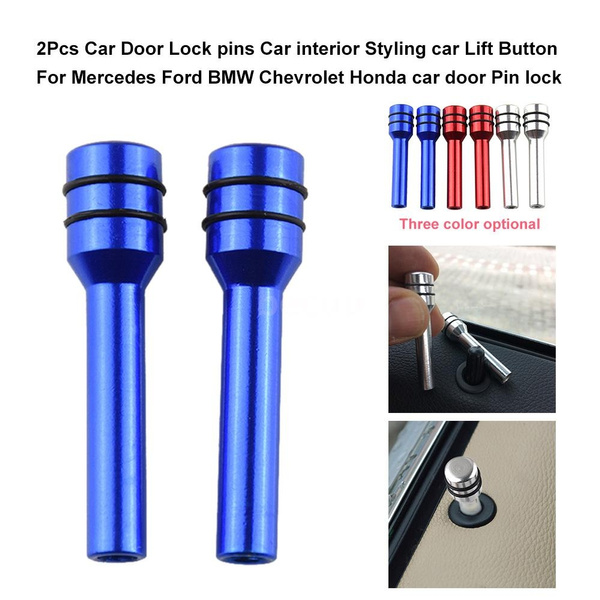 2Pcs Car Door Lock Pins Car Interior Styling Car Lift Button For ...